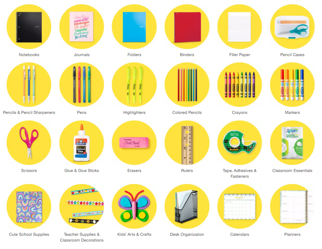 School Supplies Starting At 25 Cents – Dream Dance Academy
